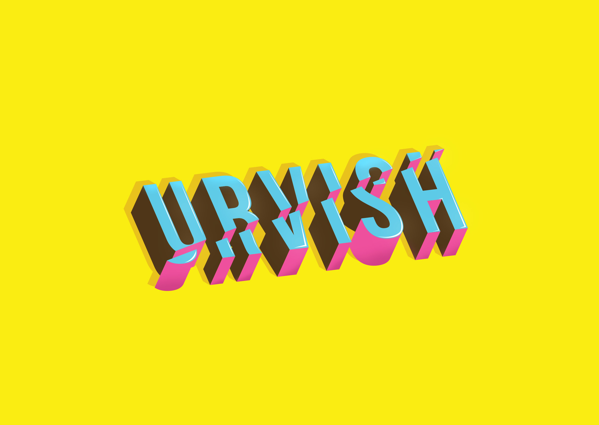 ArtStation - Vector Typography ( URVISH ) Cutout