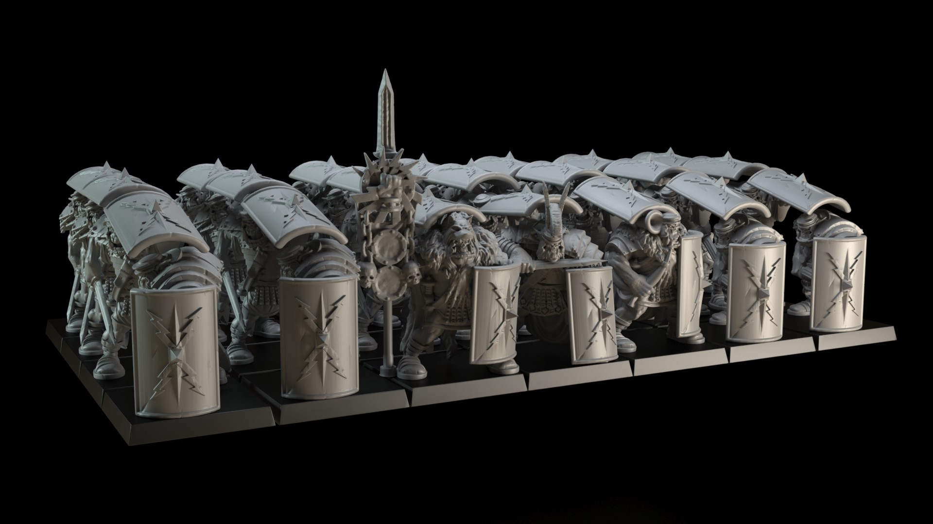 ArtStation - Tyrana Orcs Testudo