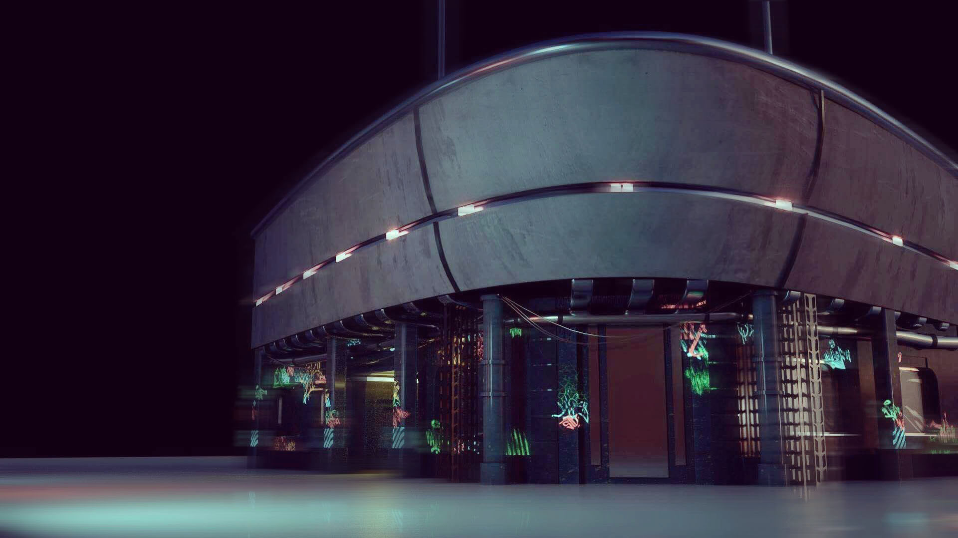 ArtStation - Cyberpunk Structure Design