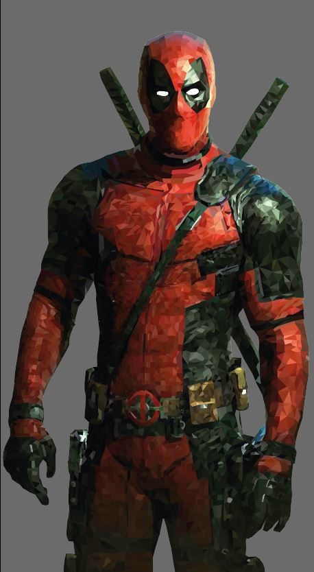 ArtStation - Deadpool LowPoly