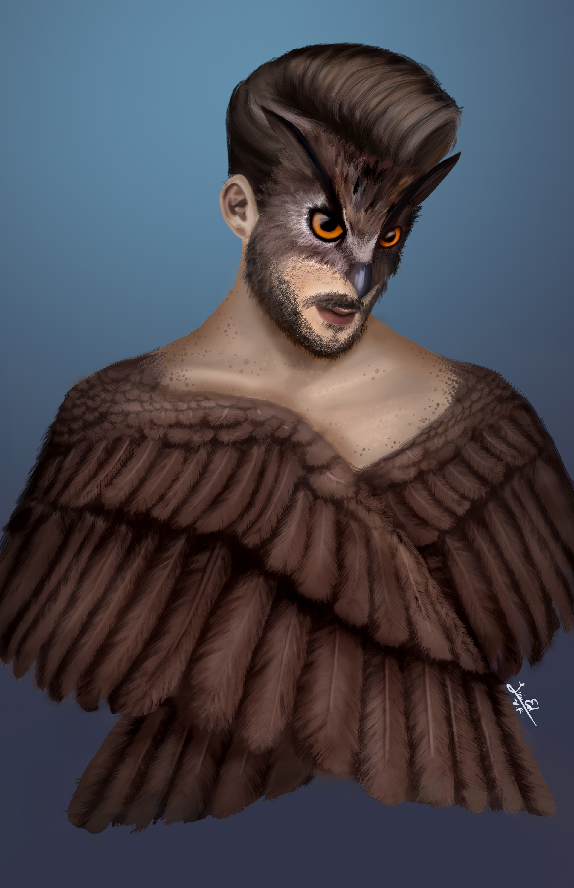 ArtStation - Owl Man