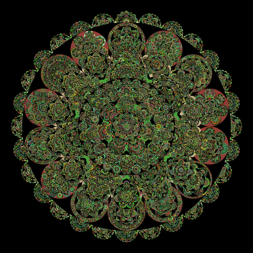 Kenneth Jinks - Flower Mandalas - Procedural art in Python - Fractal ...