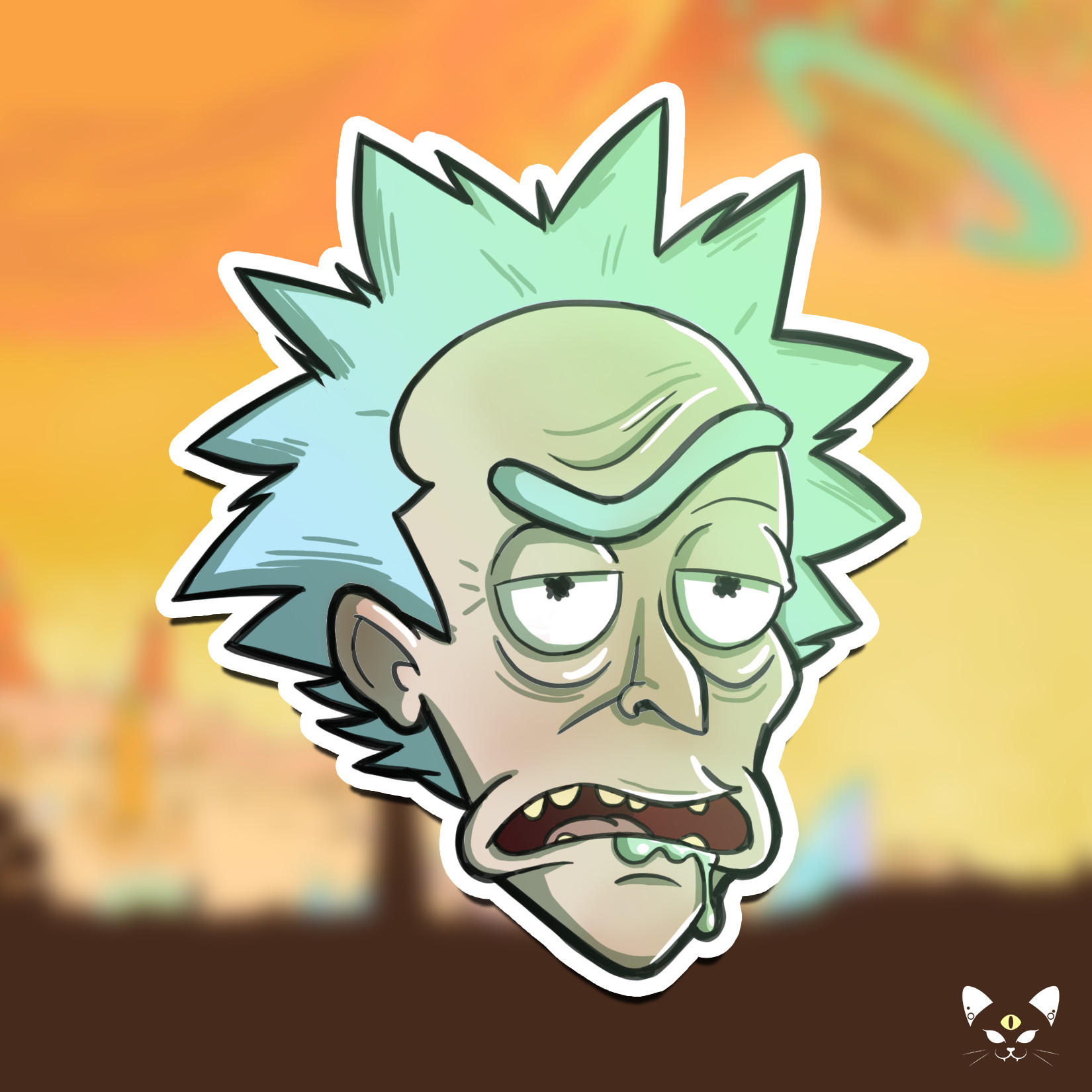 ArtStation - Rick and Morty Stickers