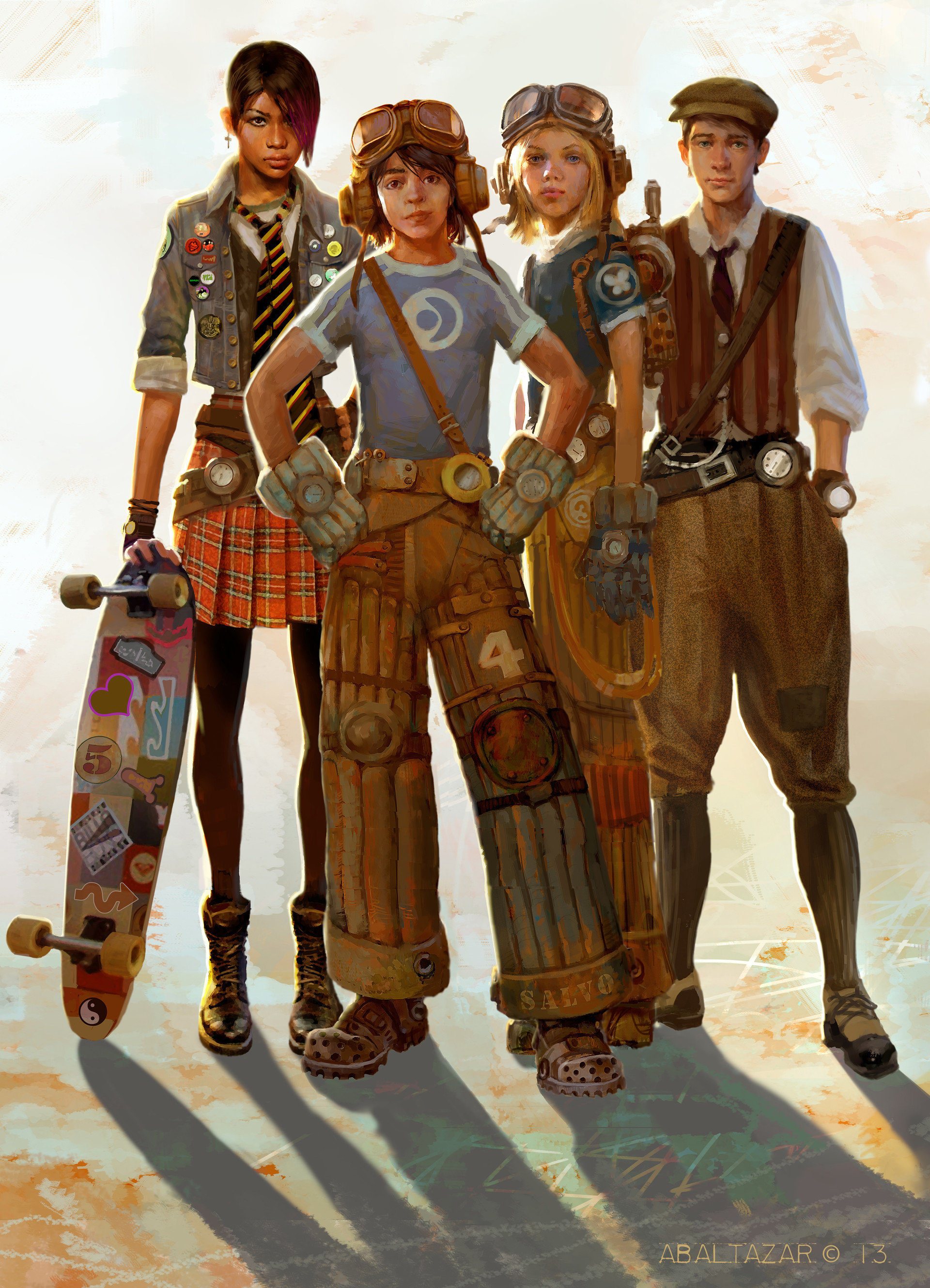 ArtStation - Four Friends