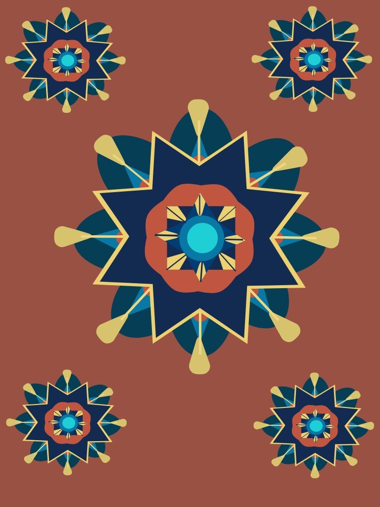 ArtStation - Flower art motif