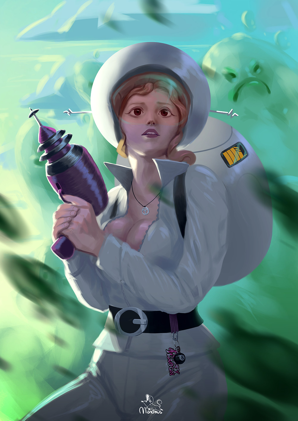ArtStation - Space girl 4
