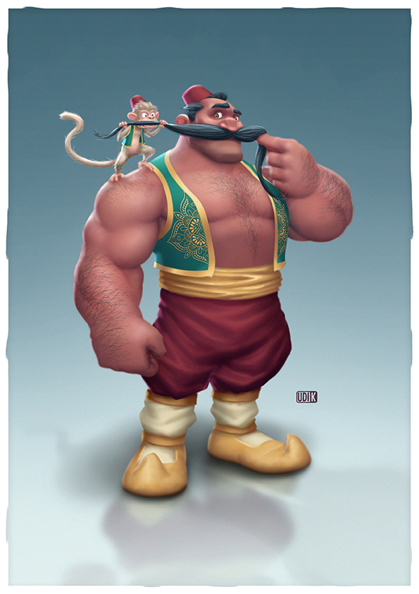 ArtStation - Turkish strong man