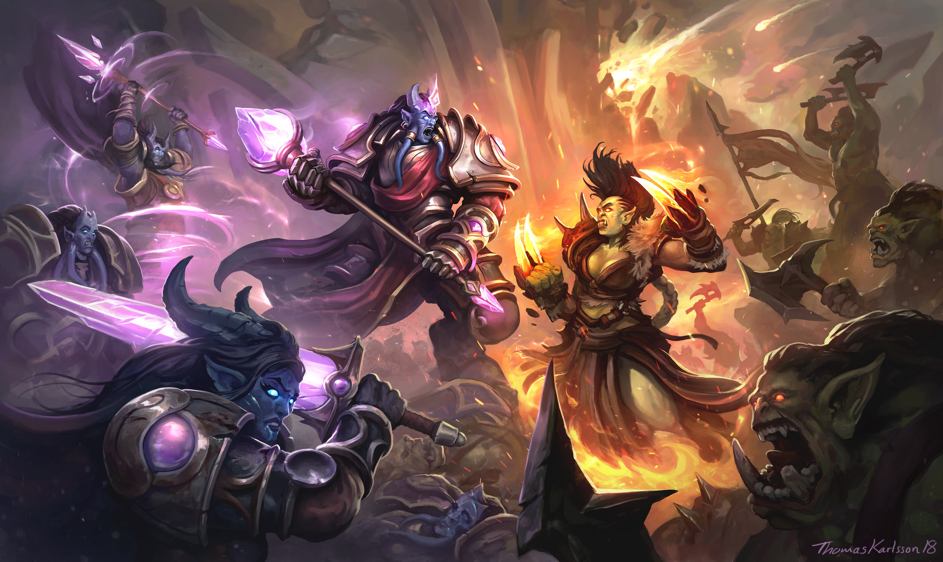 ArtStation - Assault on Shattrath City