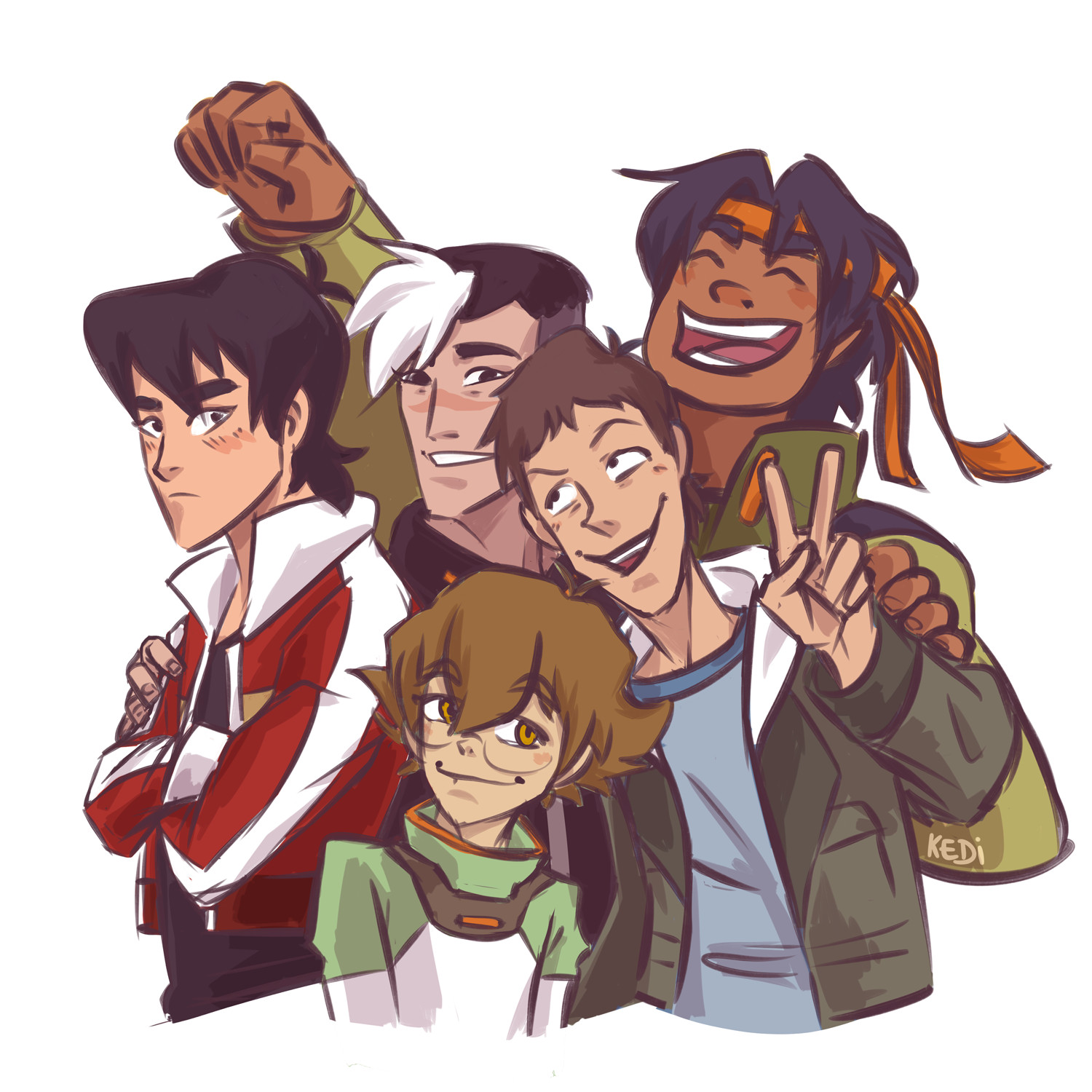 voltron cartoon drawing