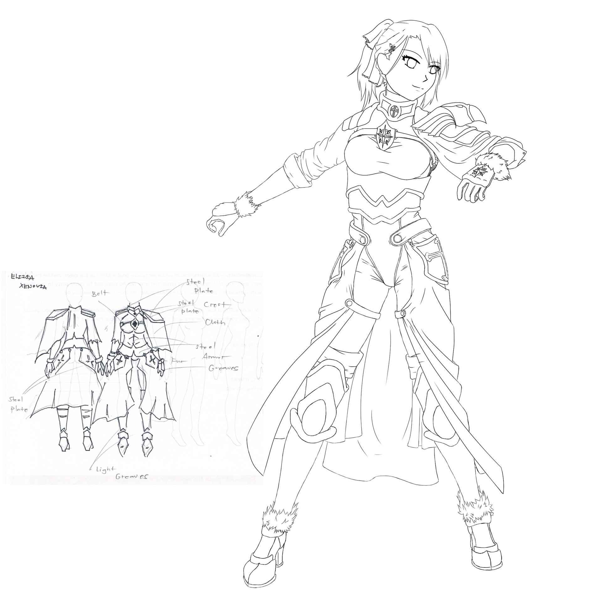 Arion Floyd Herrera - Elizia Xenovia - Character Concept