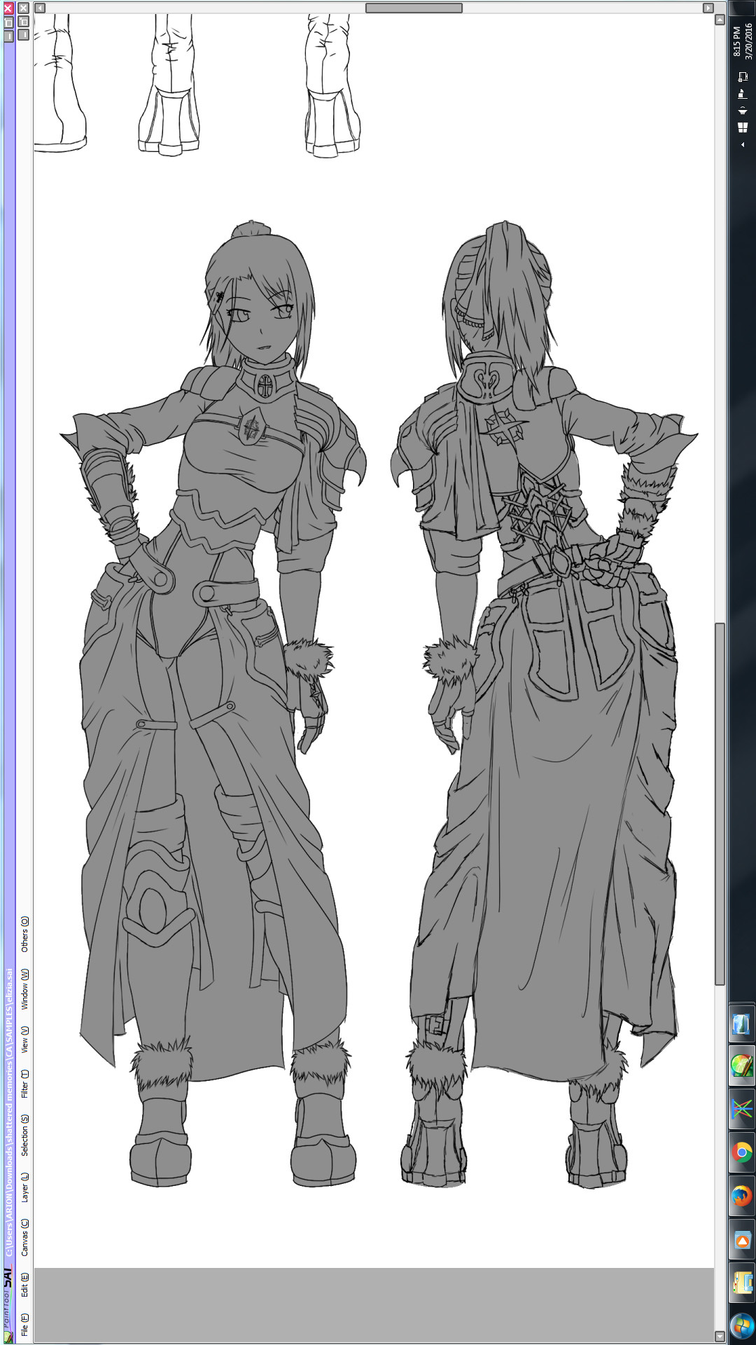 Arion Floyd Herrera - Elizia Xenovia - Character Concept