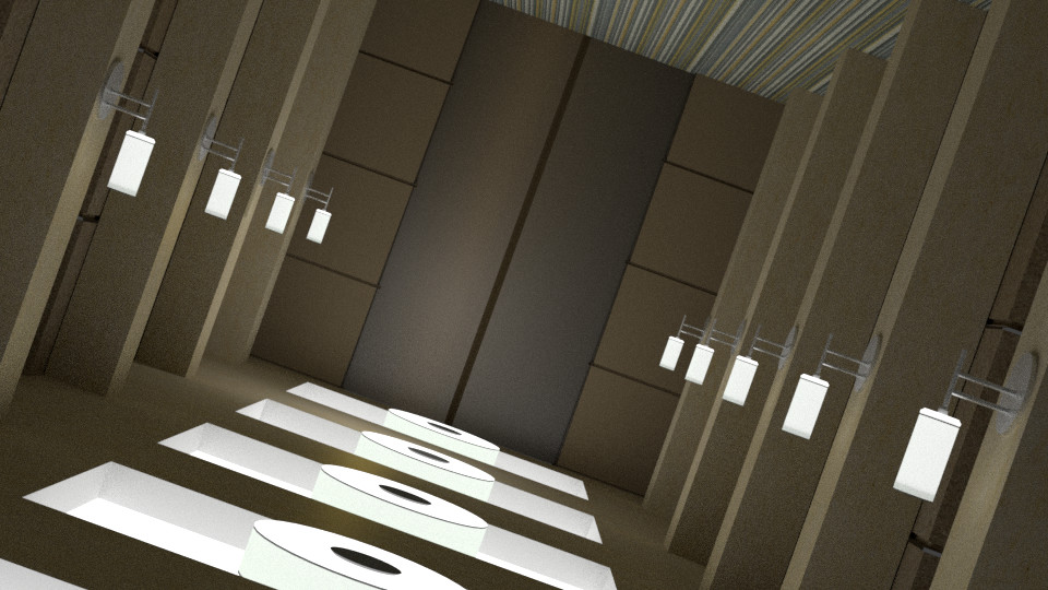 ArtStation - Inception Hallfight scene set