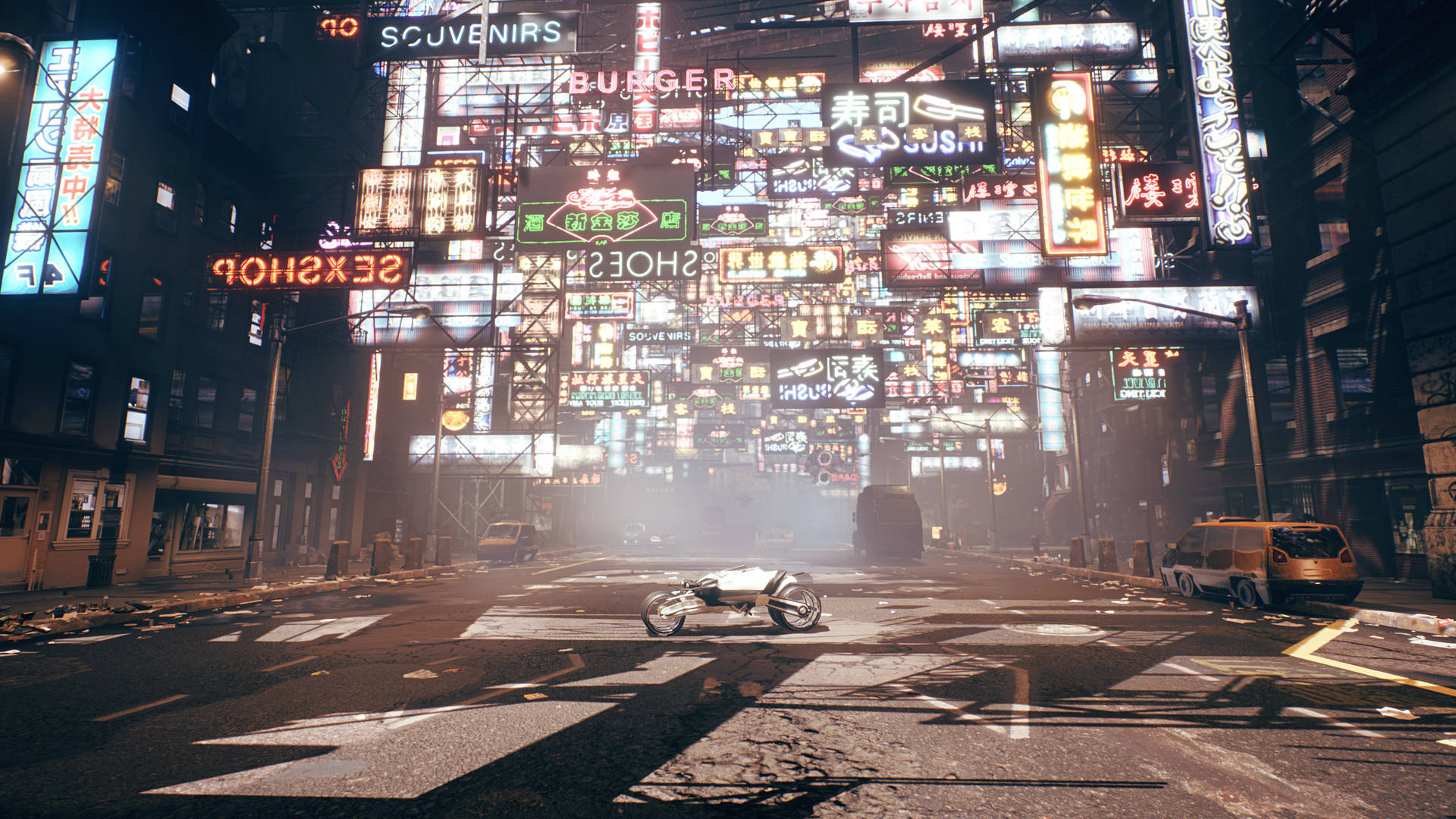 Cyberpunk City Daytime