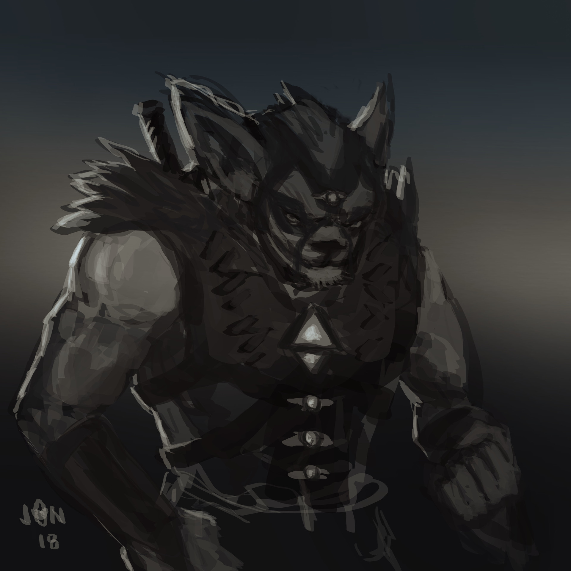 ArtStation - Red Panda Warrior