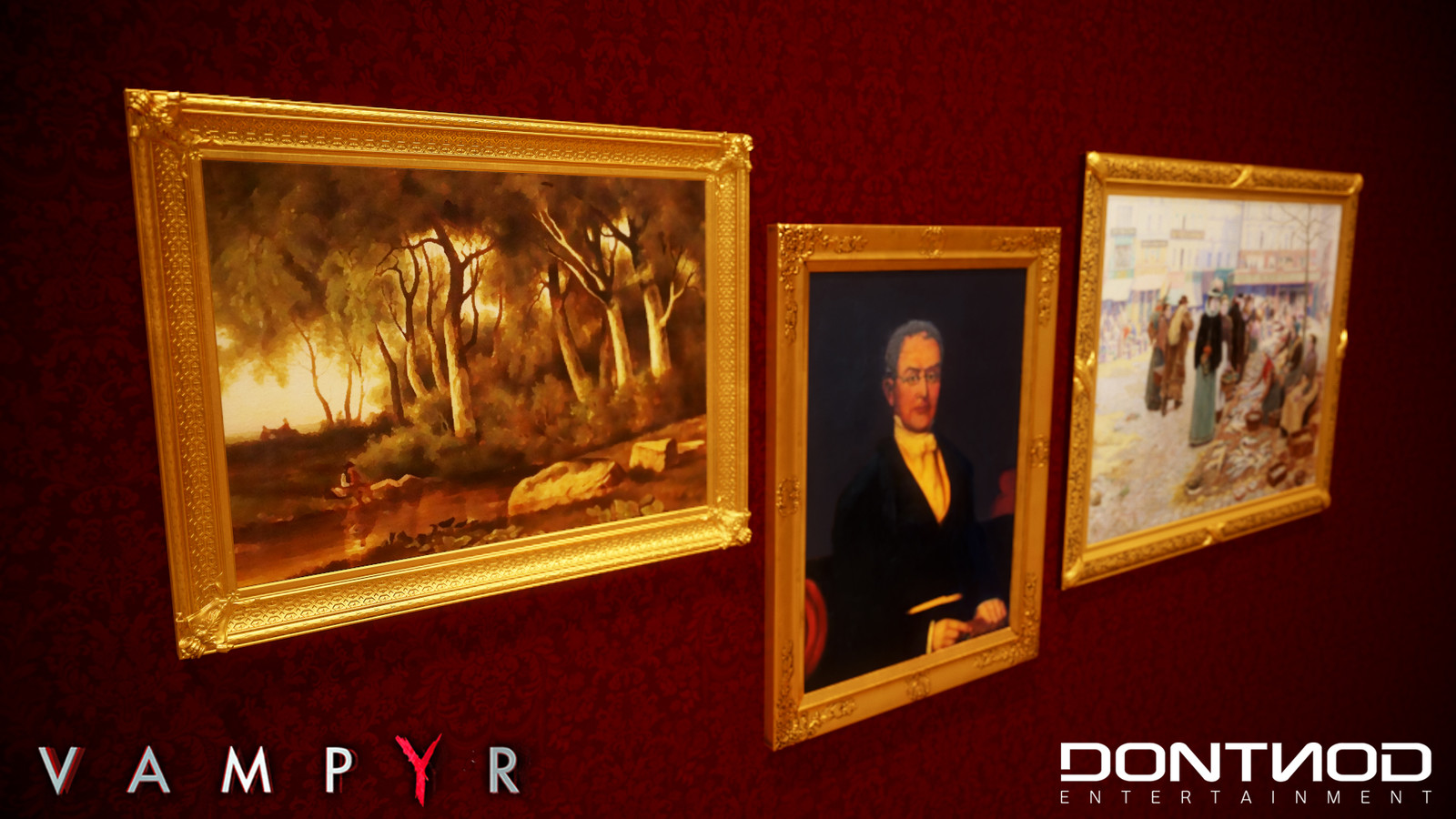 Alexandru Marian Codreanu - Vampyr - Framed Paintings