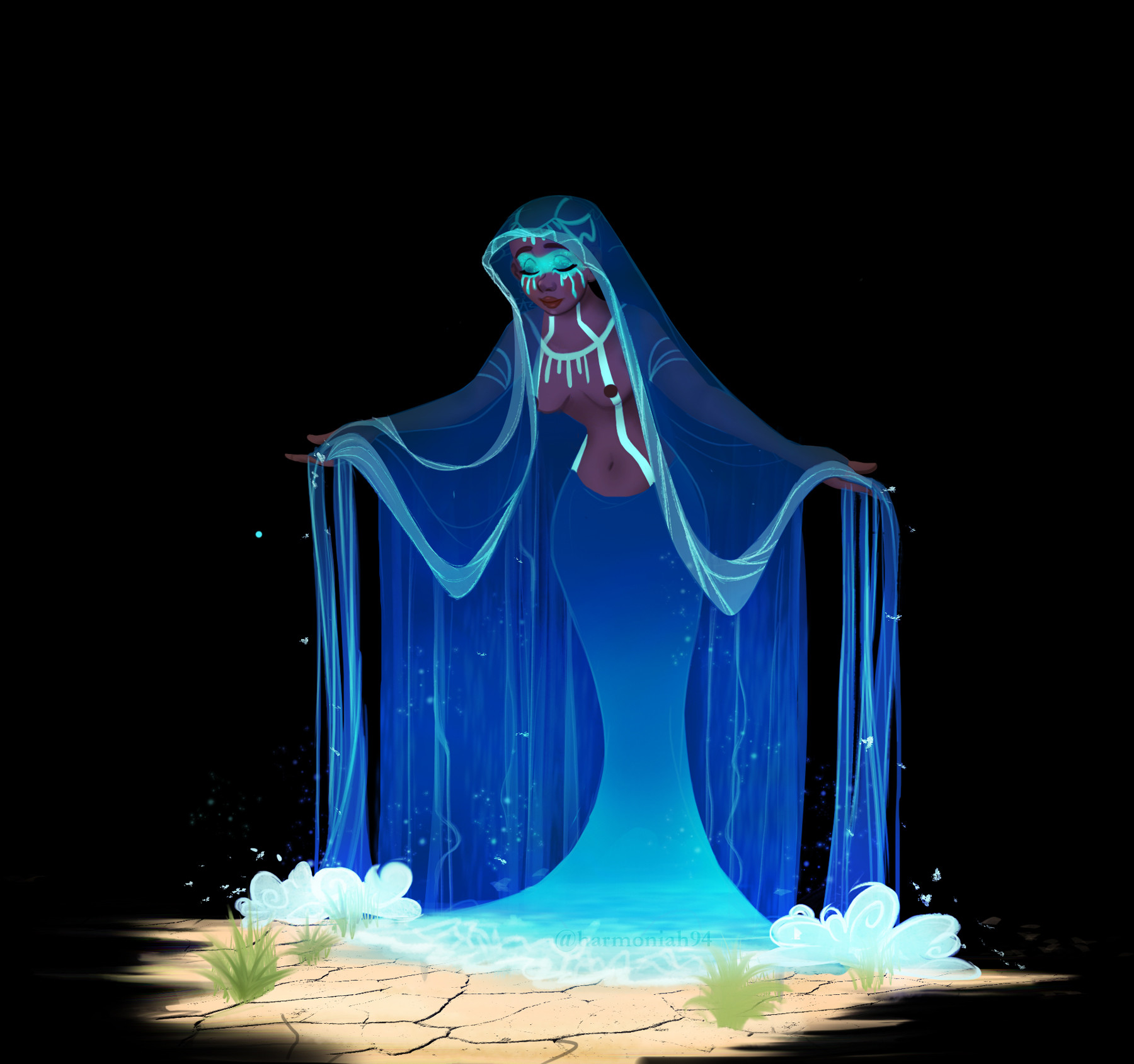 ArtStation - The Rain Queen - Character Design Challenge