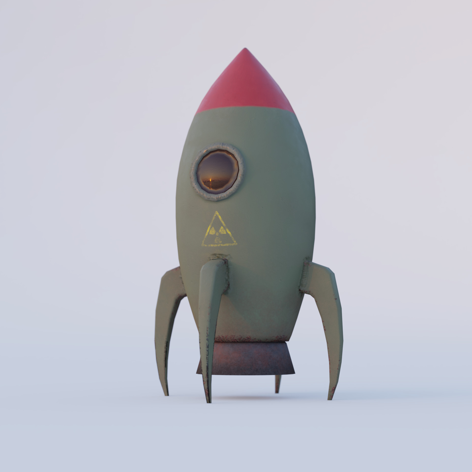 ArtStation - Cartoon Rocket