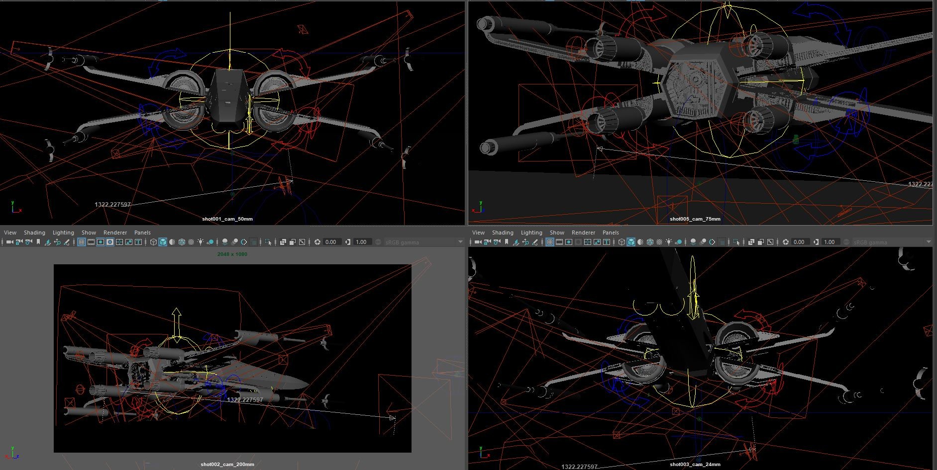 VFX Personal Project: X-Wing Animation by JT Milne — ProUser.Me