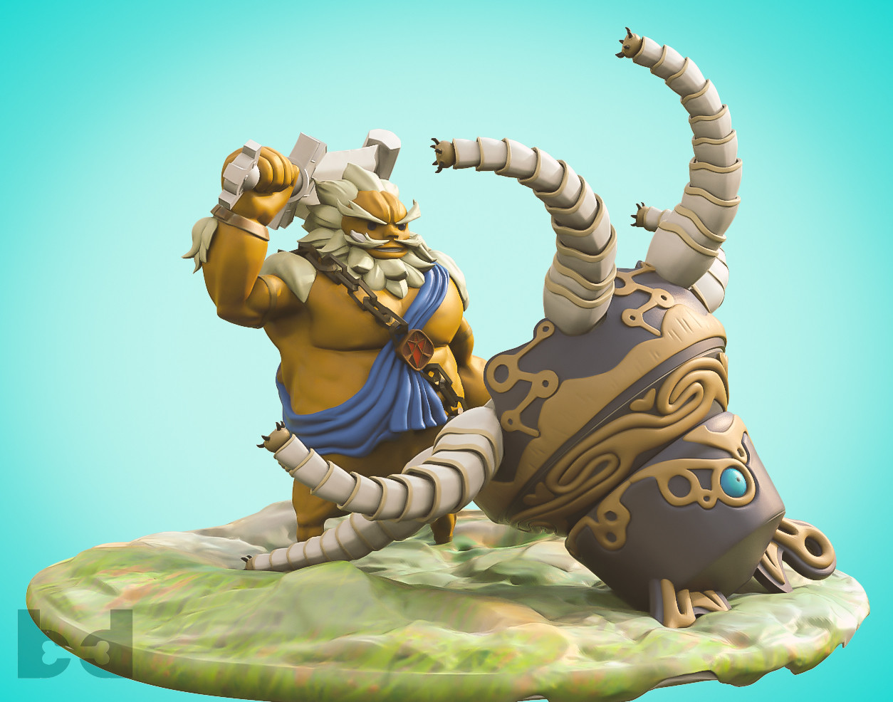 ArtStation - Daruk from breath of the wild