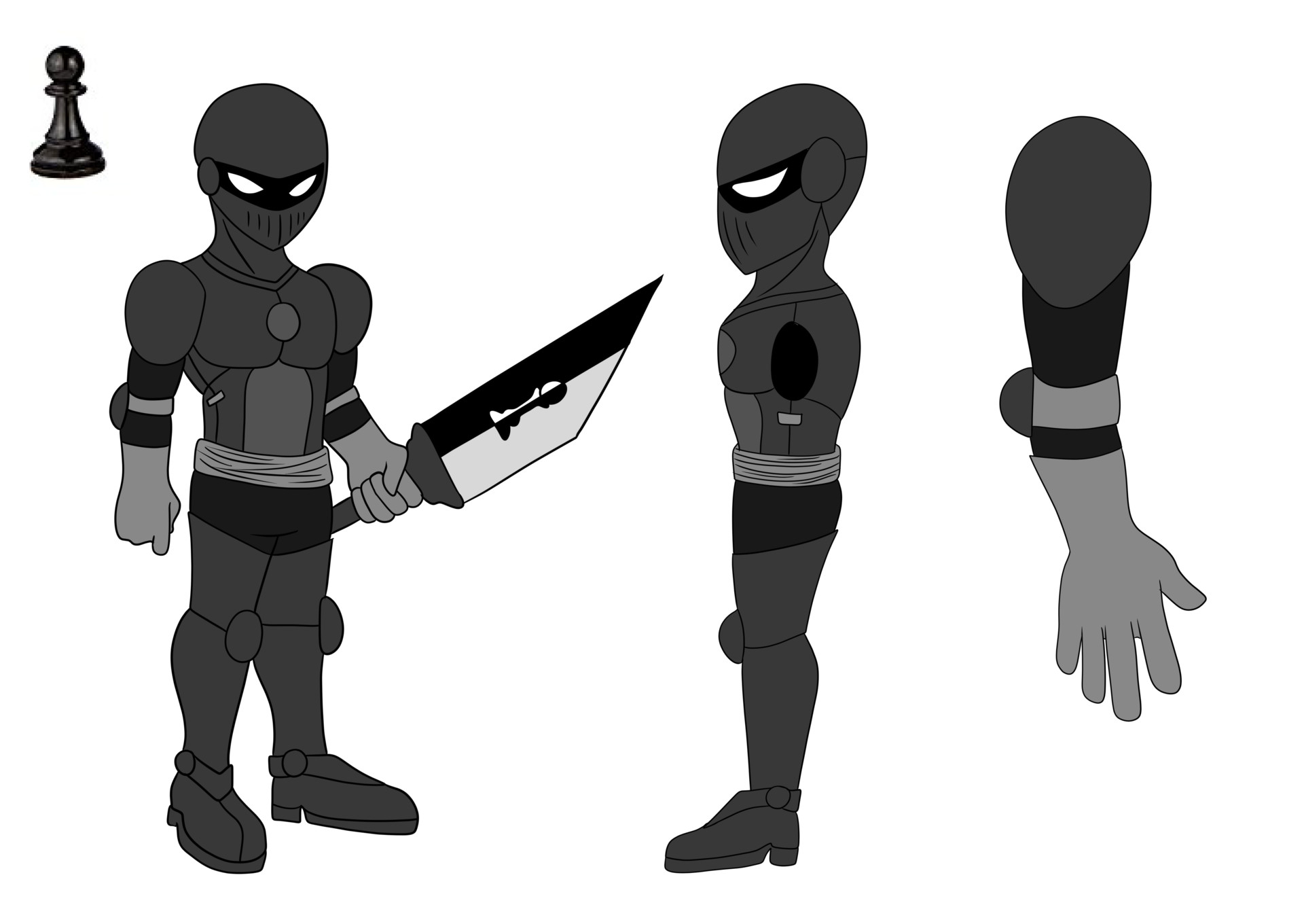 ArtStation - Pawn character sheet (Mate!)