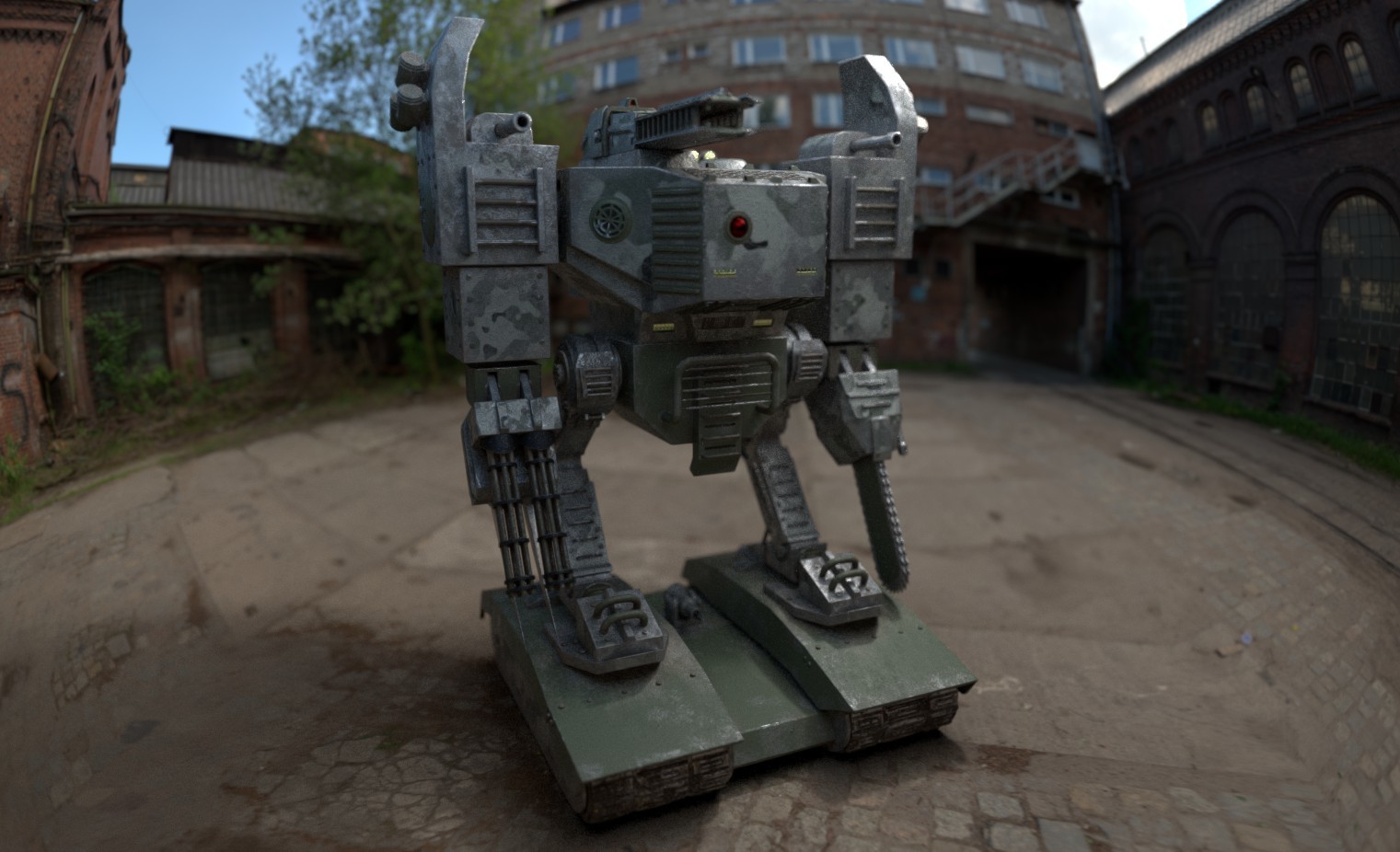 ArtStation - Phantom Variant Mech Concept Models