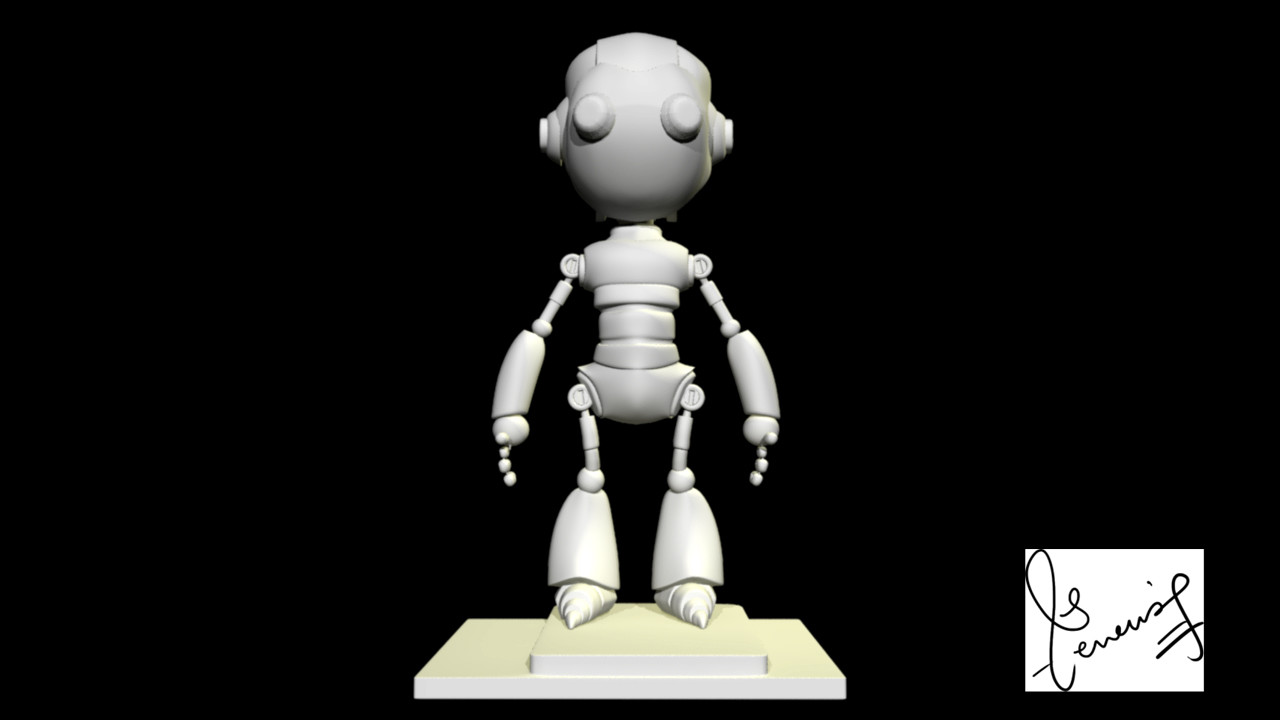 ArtStation - Nuts and bolt clay Modelling