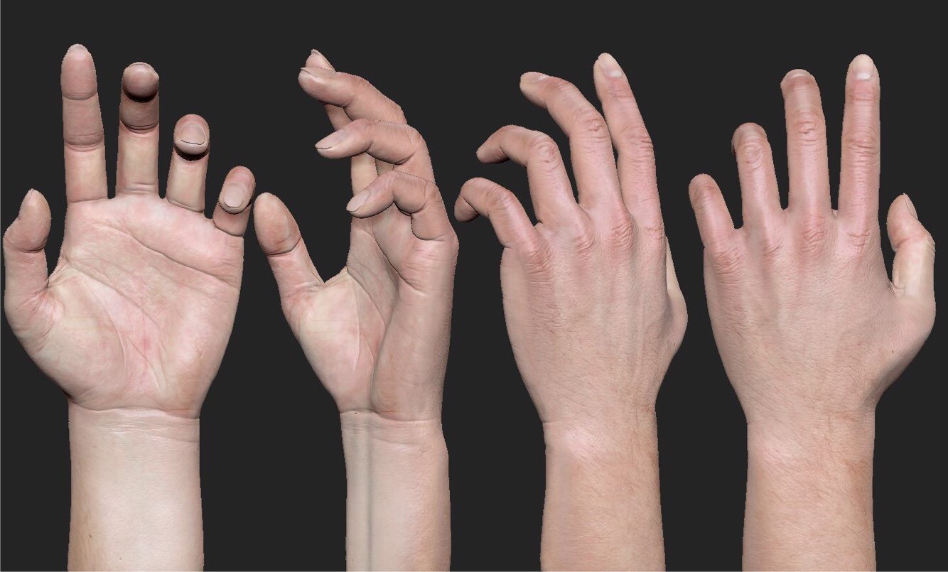 Female Right Hand Reference