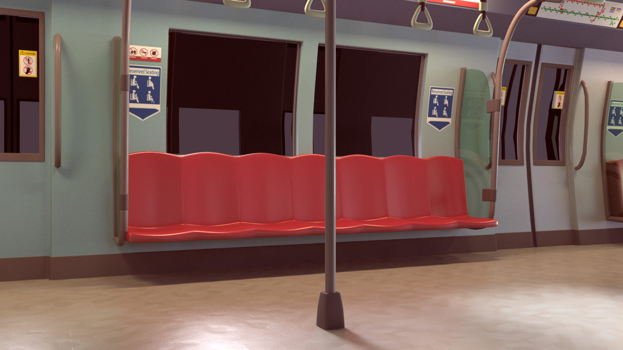 ArtStation - MRT Train