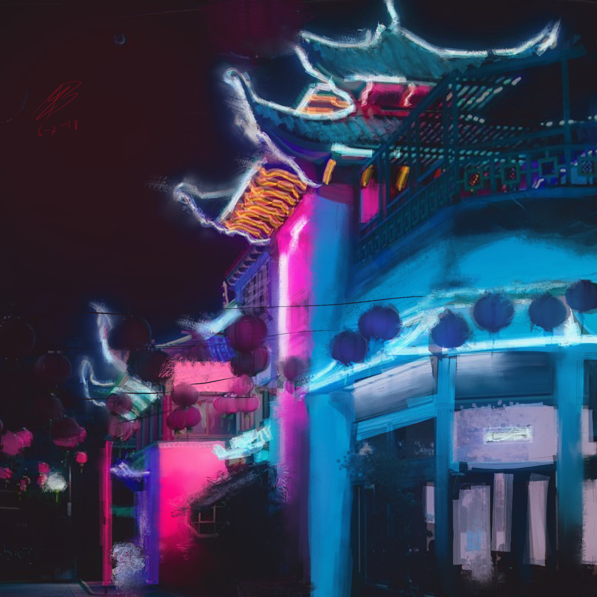 ArtStation - Neon China