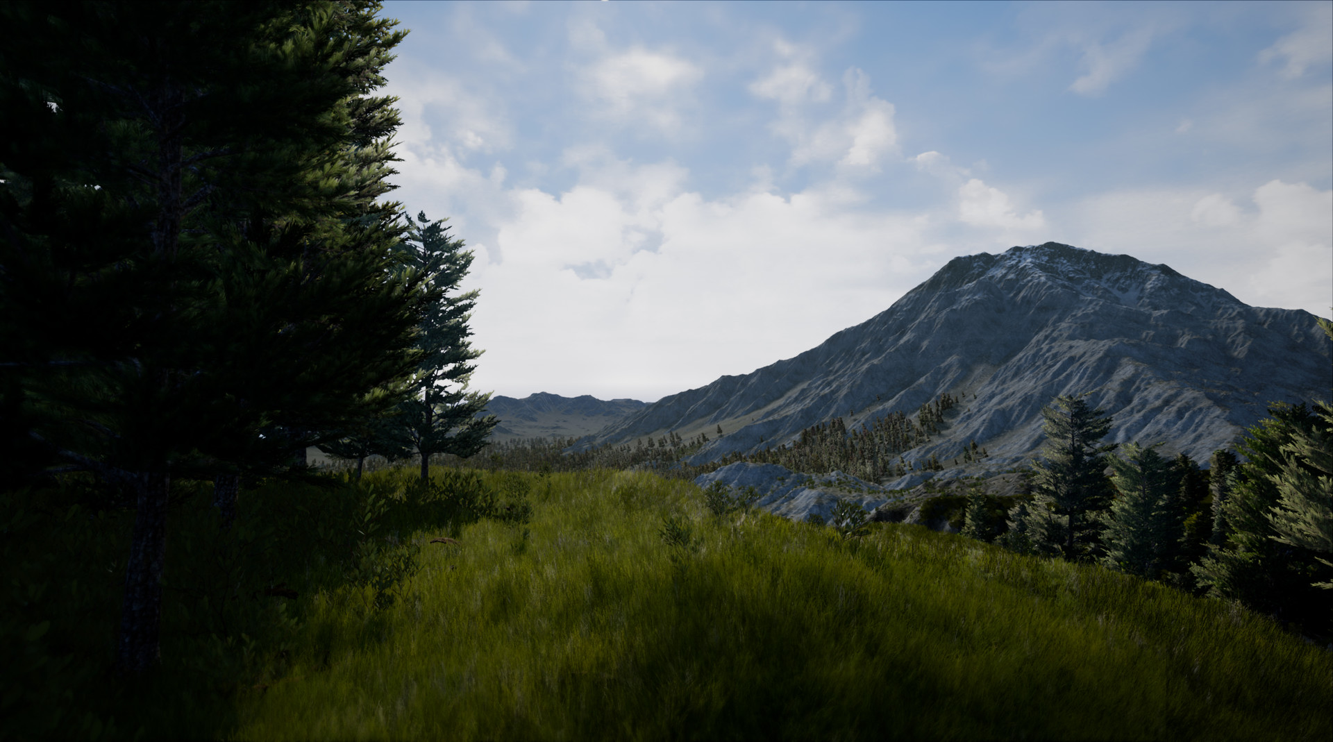 ArtStation - Mountain Landscape (UE4 & WorldMachine)