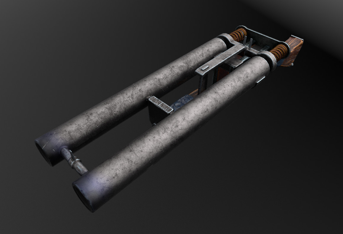 ArtStation - Fallout Shotgun, Xiao Yang