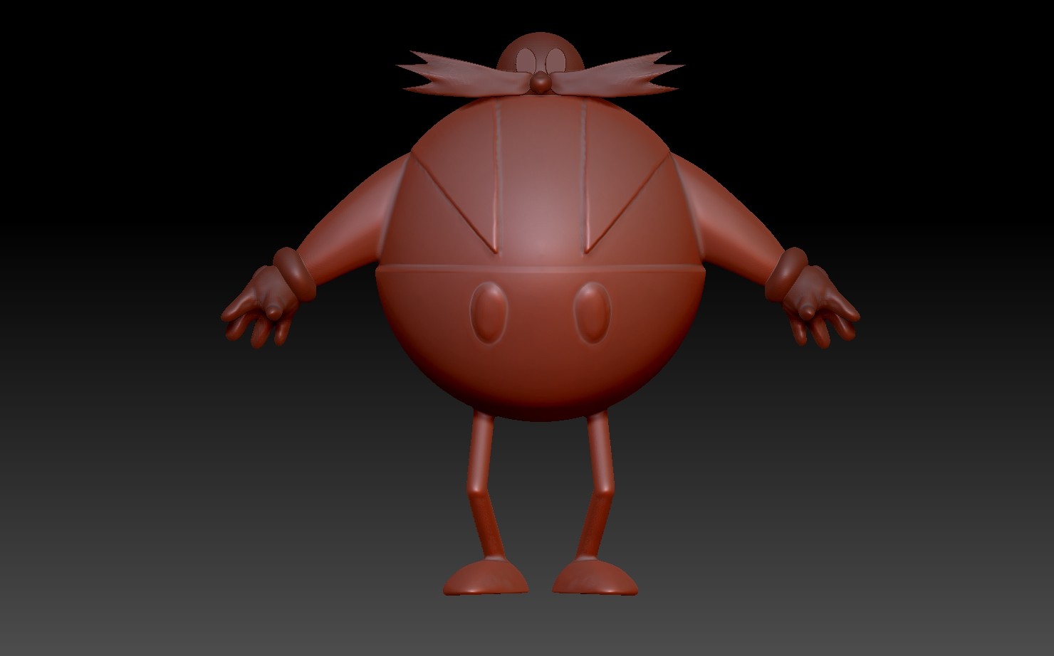 Jonathan Álex - Dr Eggman - ZBrush Modeling