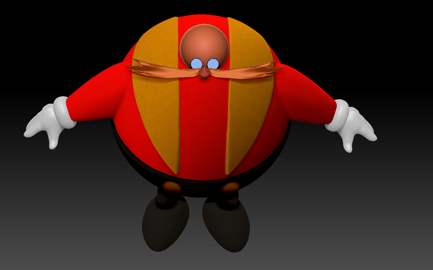 Jonathan Álex - Dr Eggman - ZBrush Modeling