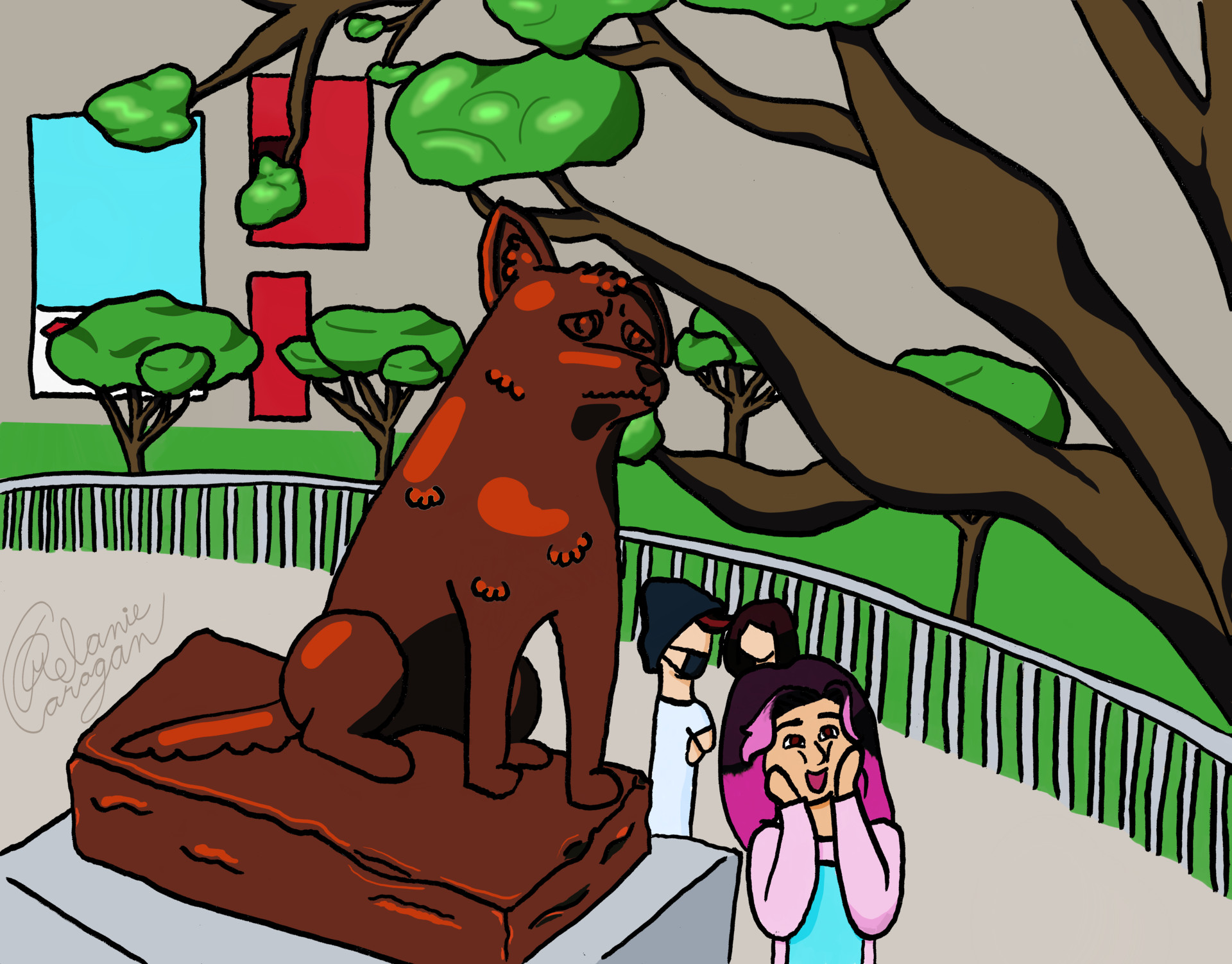 ArtStation - Hachiko Statue