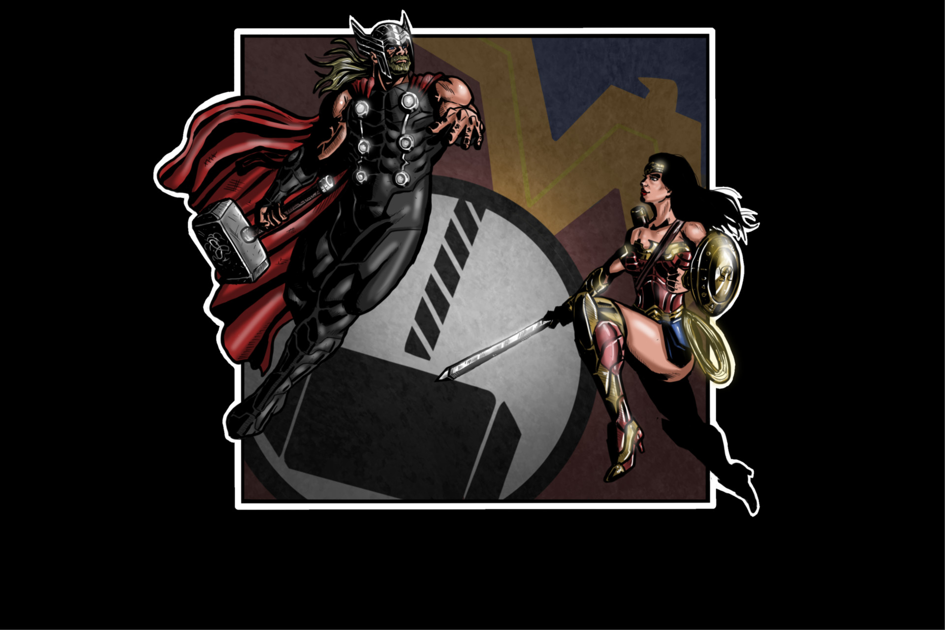 Kristian Kirilov - Marvel/DC Counterparts Fanart