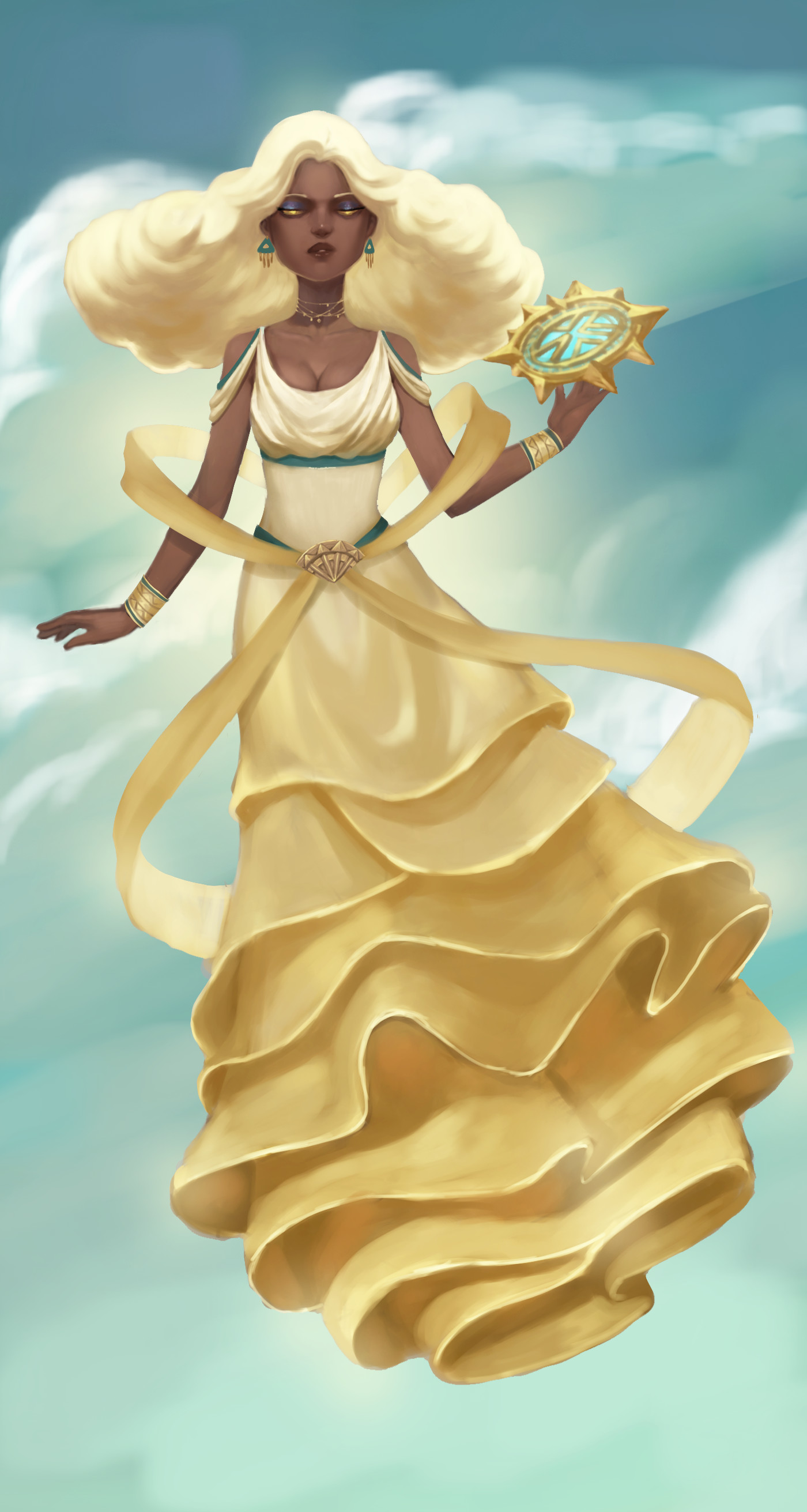 ArtStation - Sun goddess