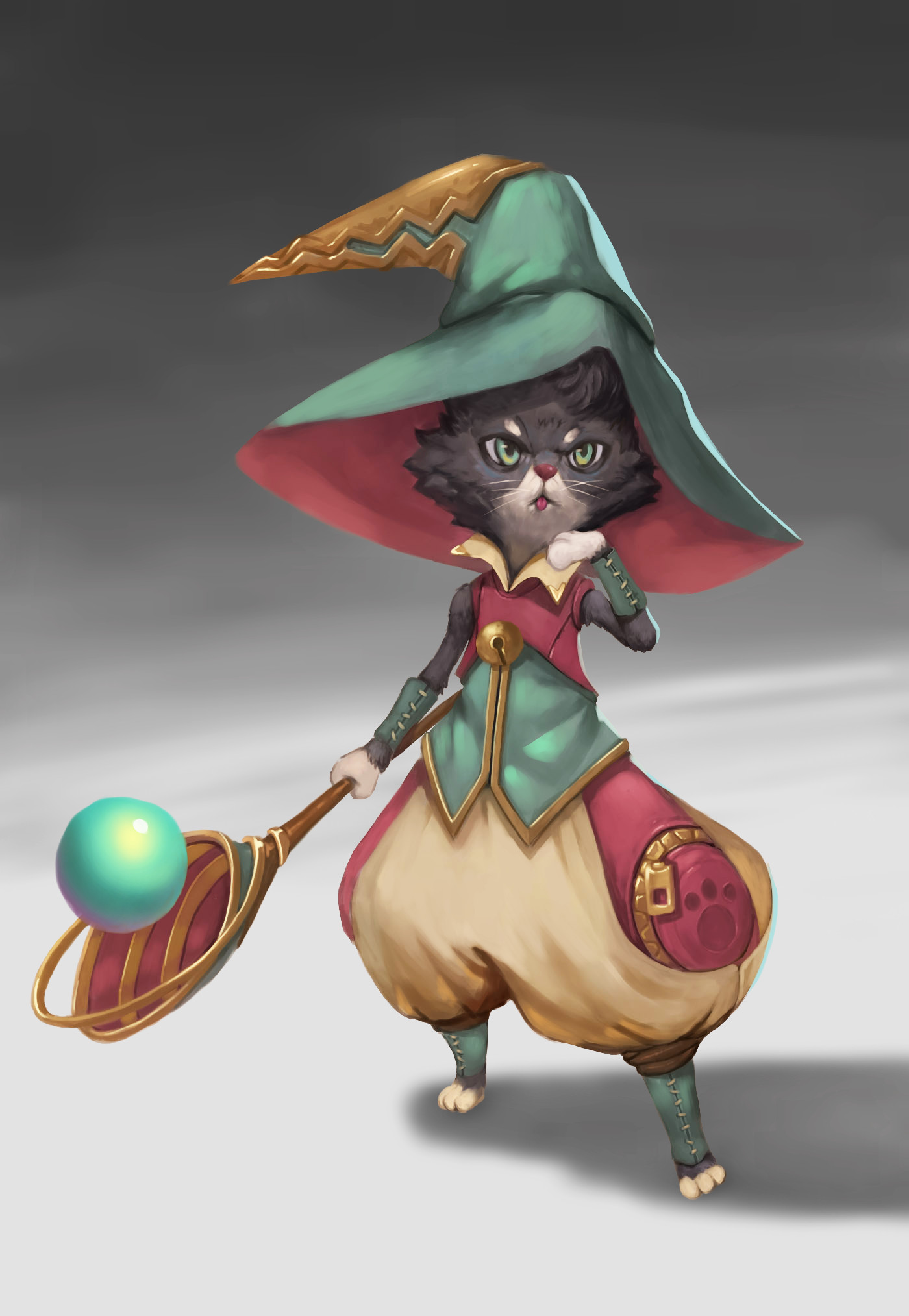 ArtStation - Witch Cat