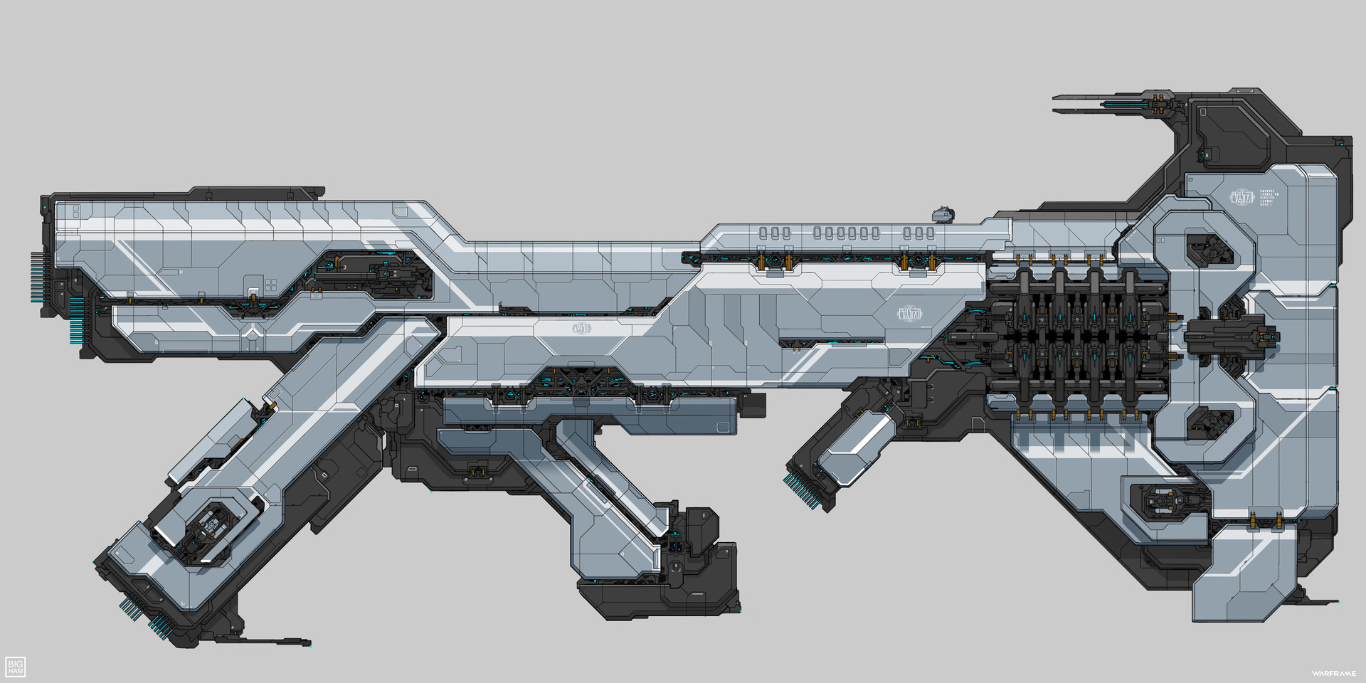 Sean Bigham - Warframe: Corpus Obelisk Redesign 2018