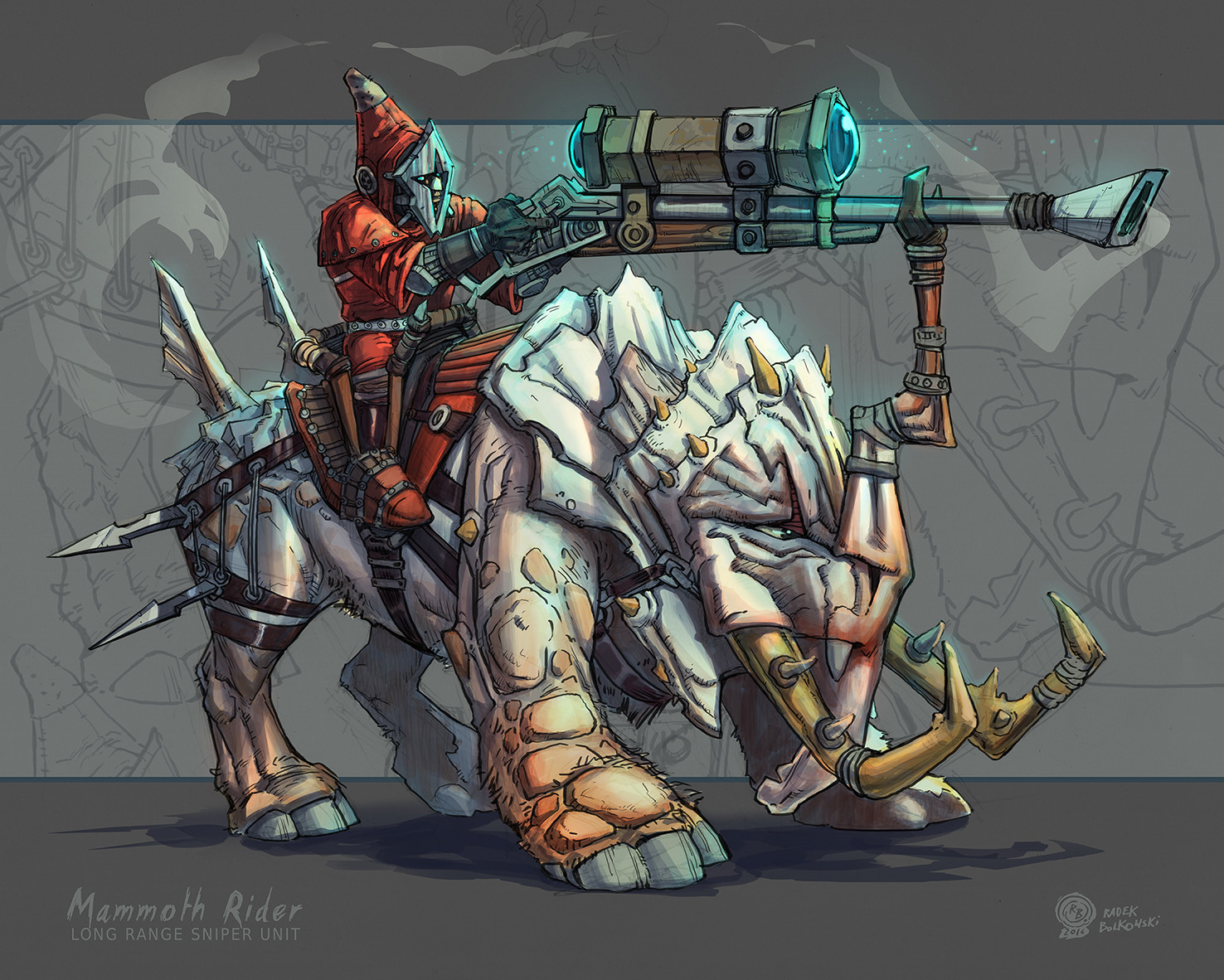 ArtStation - Mammoth Rider