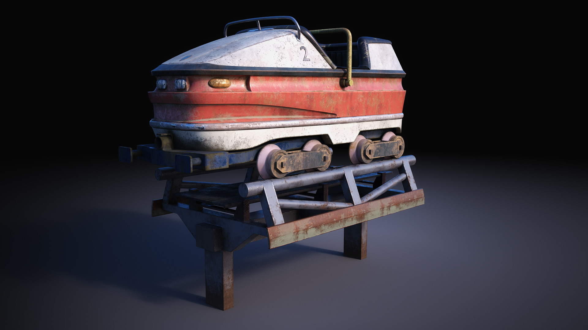 Javier Fdez. Alegre - Rusty Roller Coaster car