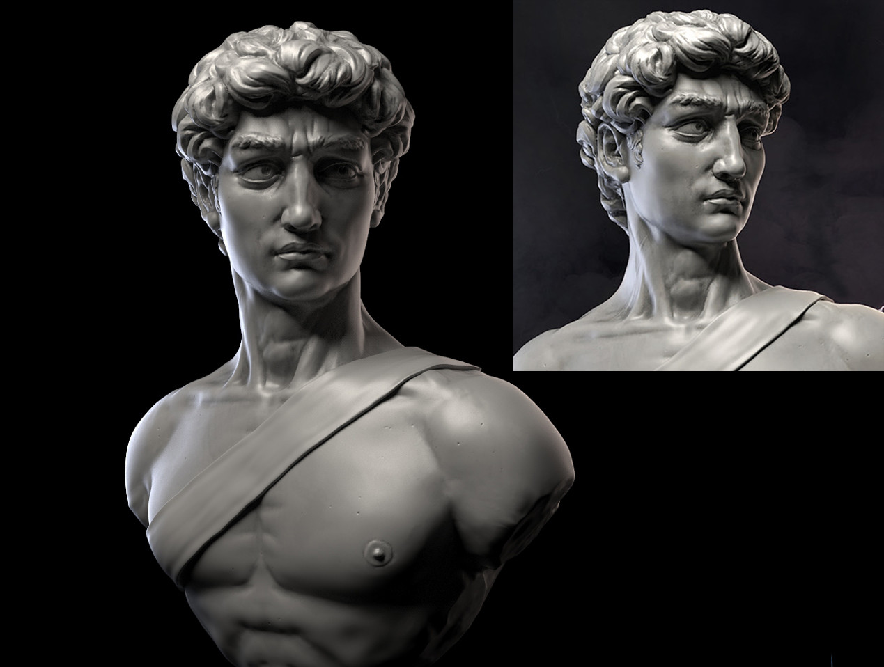 ArtStation - David statue model