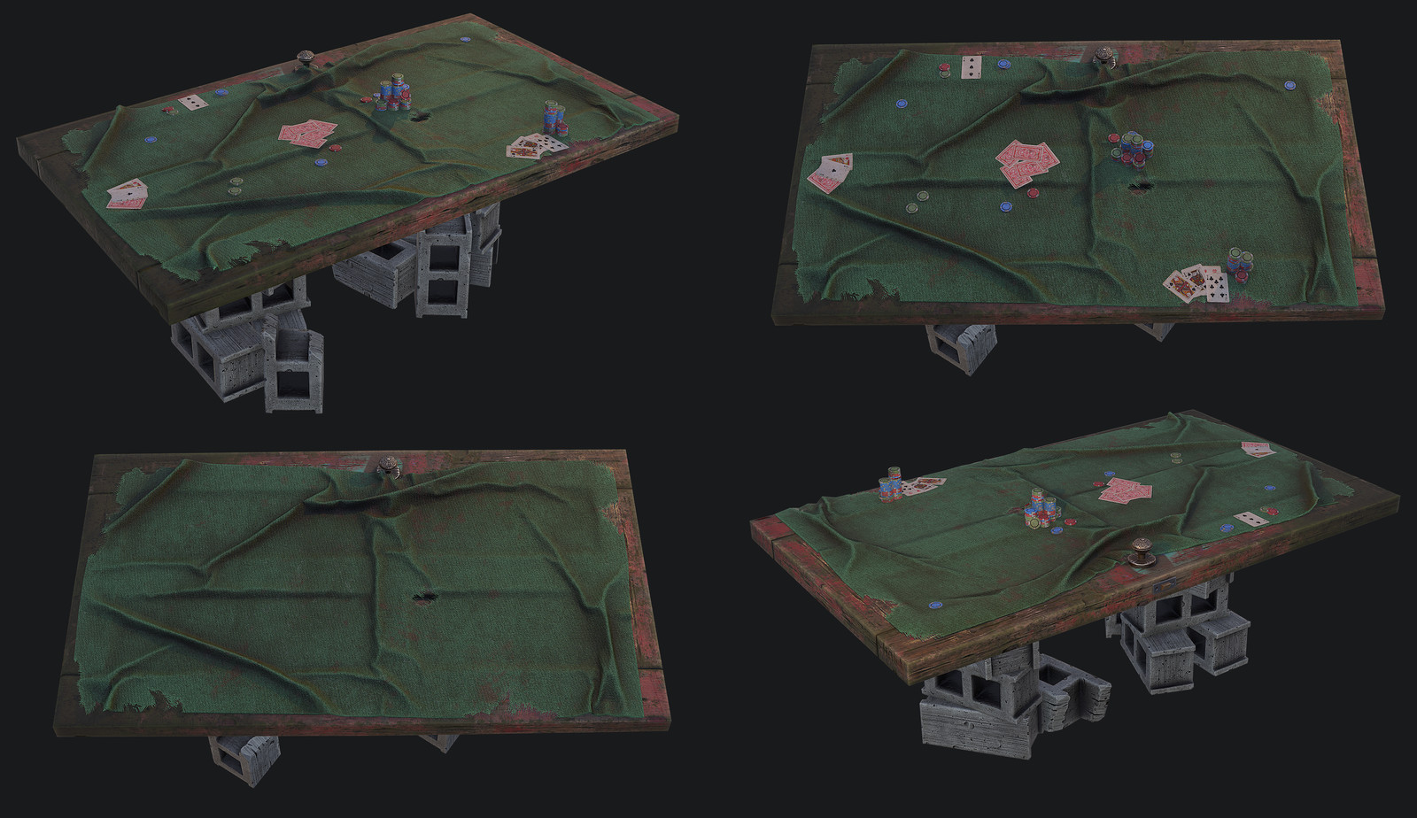 Pilgrim - Poker Table - Rust