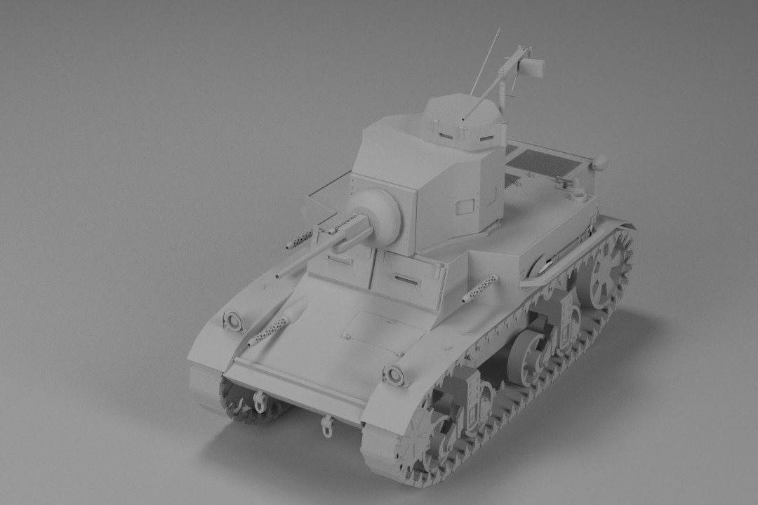 ArtStation - M2A4 Light Tank