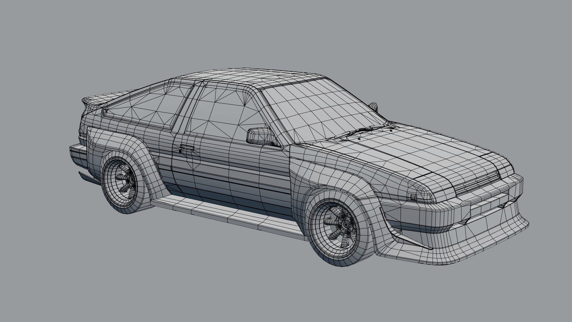 Wojciech Klimas - Toyota AE86 with custom bodykit