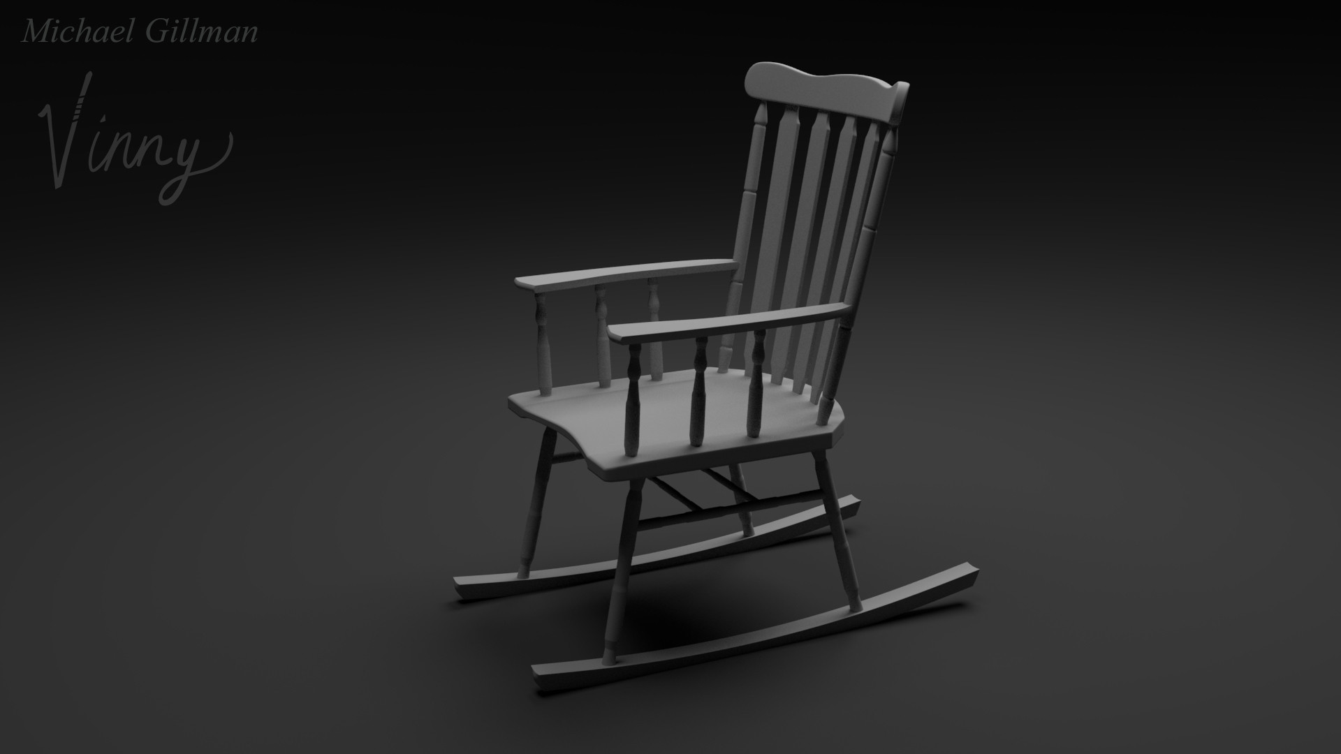 ArtStation - Vinny! Rocking Chair