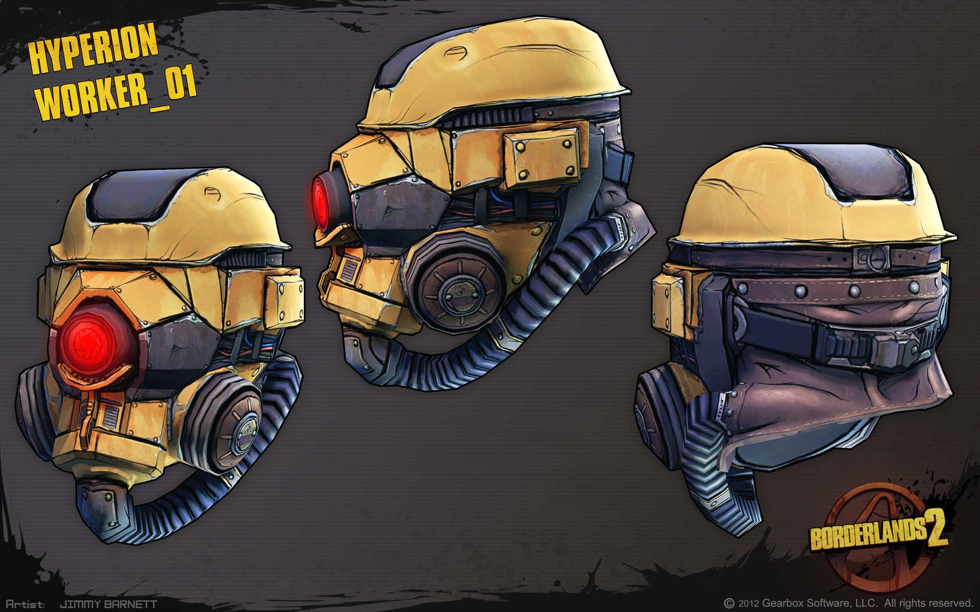 Jimmy Barnett - Borderlands 2 - Heads