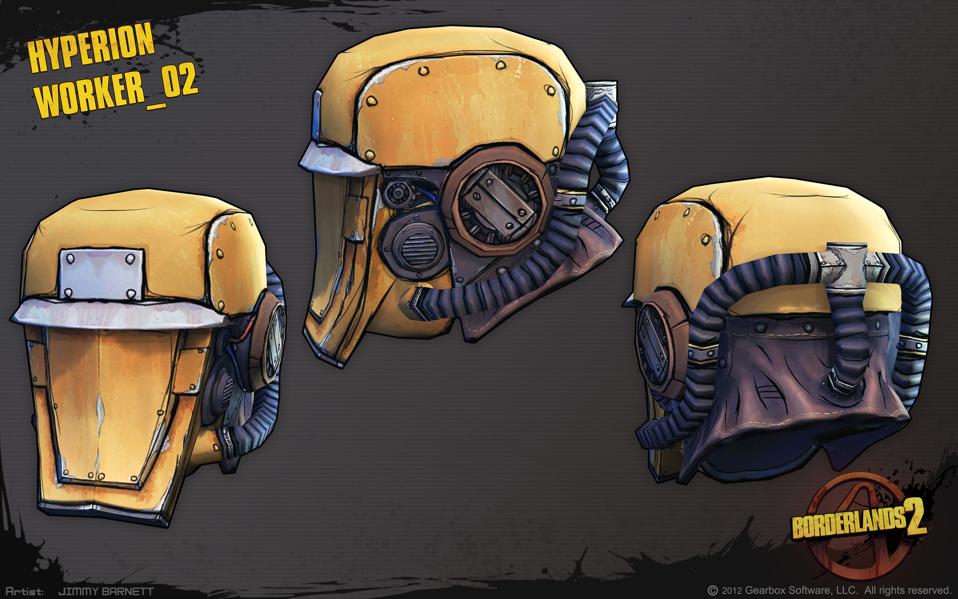 Jimmy Barnett - Borderlands 2 - Heads