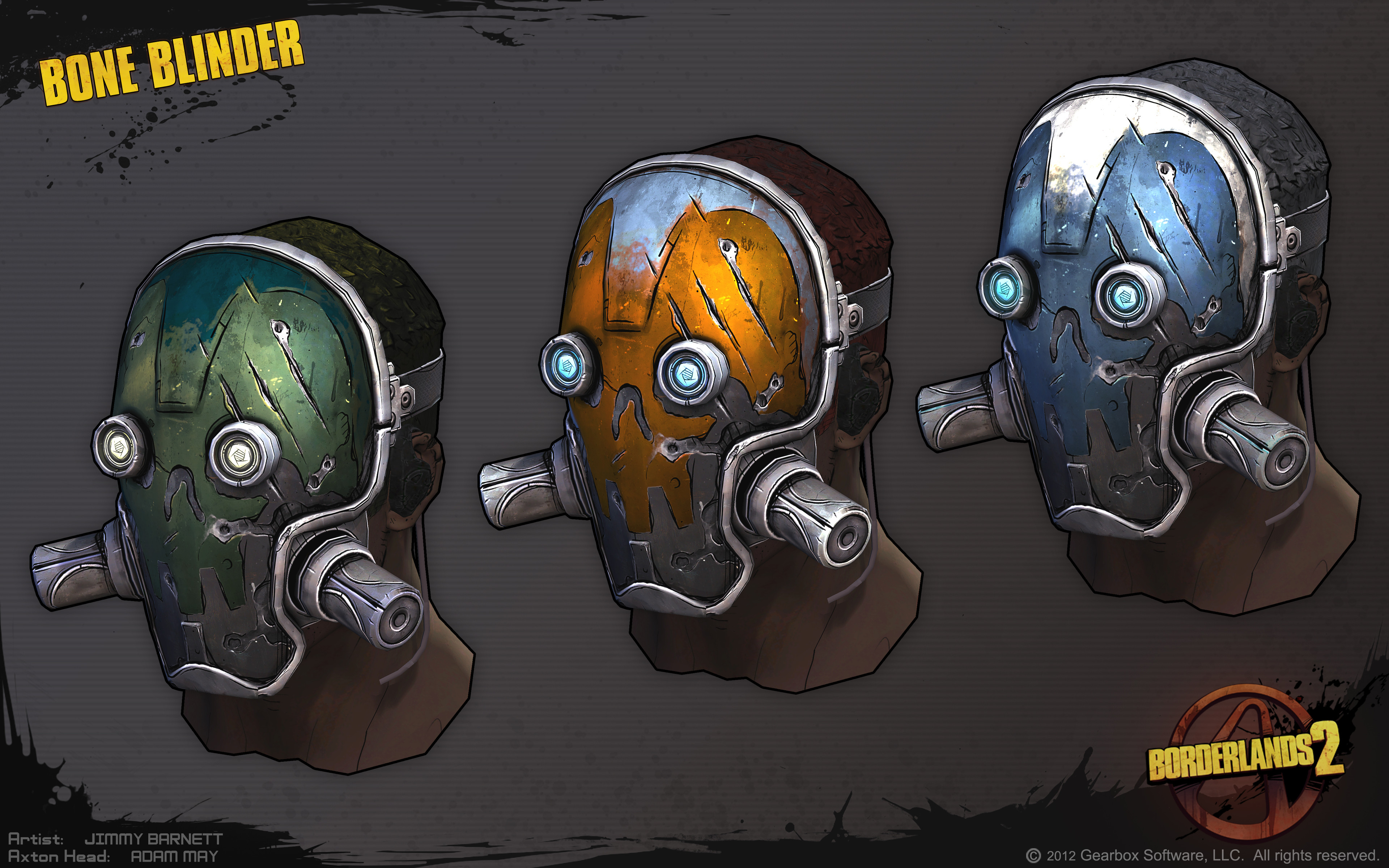 Borderlands 2 Zero Forgotten Head