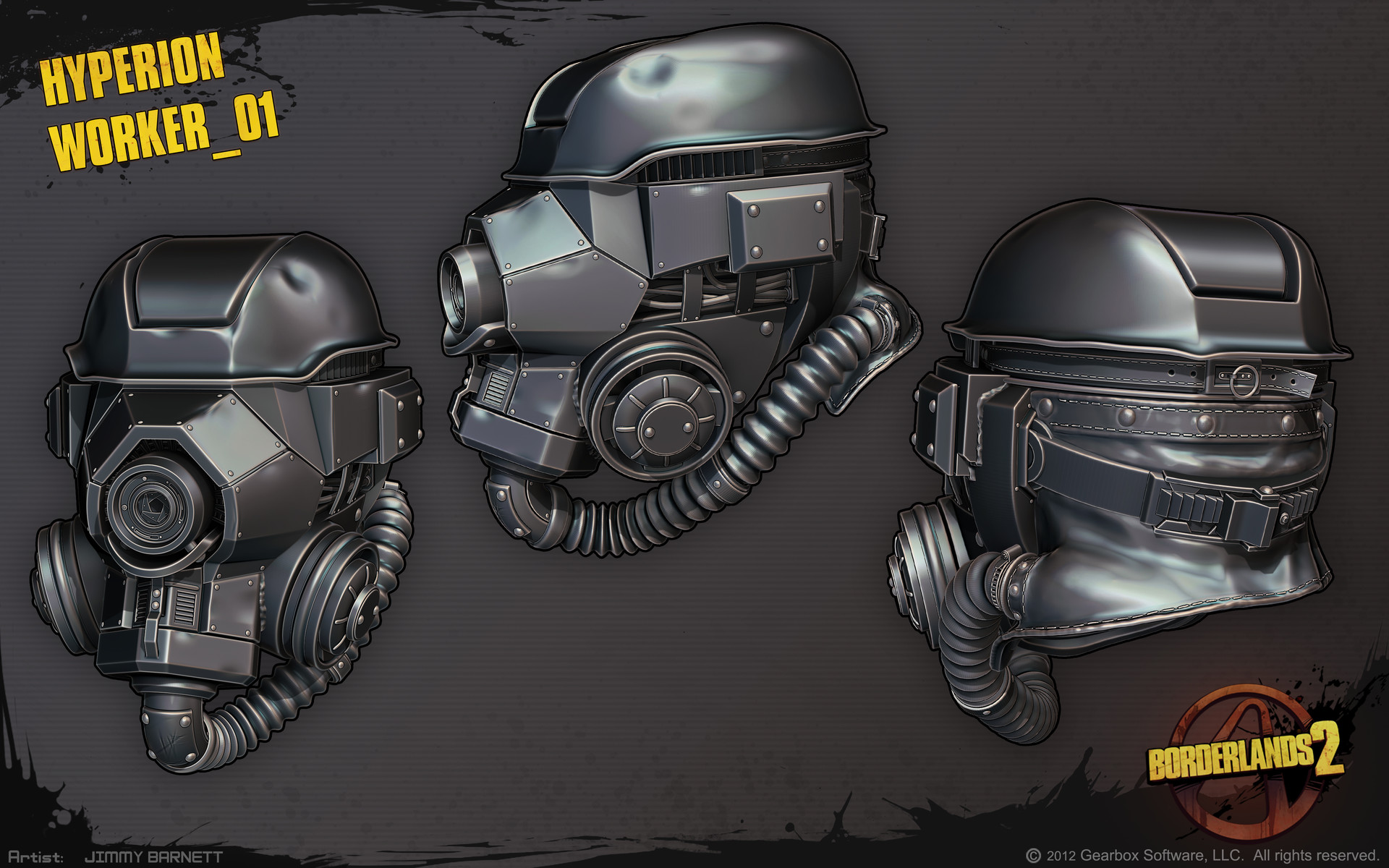 Jimmy Barnett - Borderlands 2 - Heads