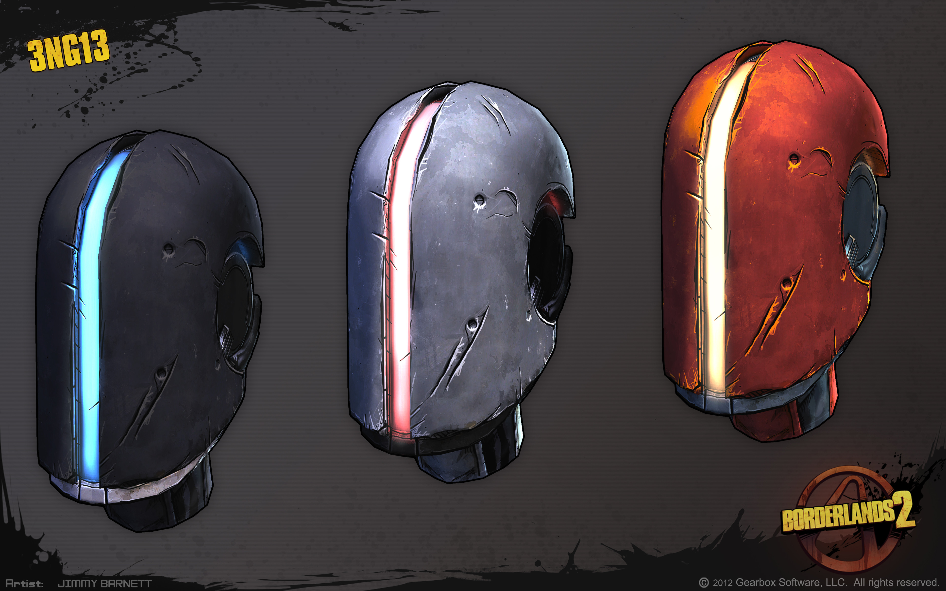 Jimmy Barnett - Borderlands 2 - Heads